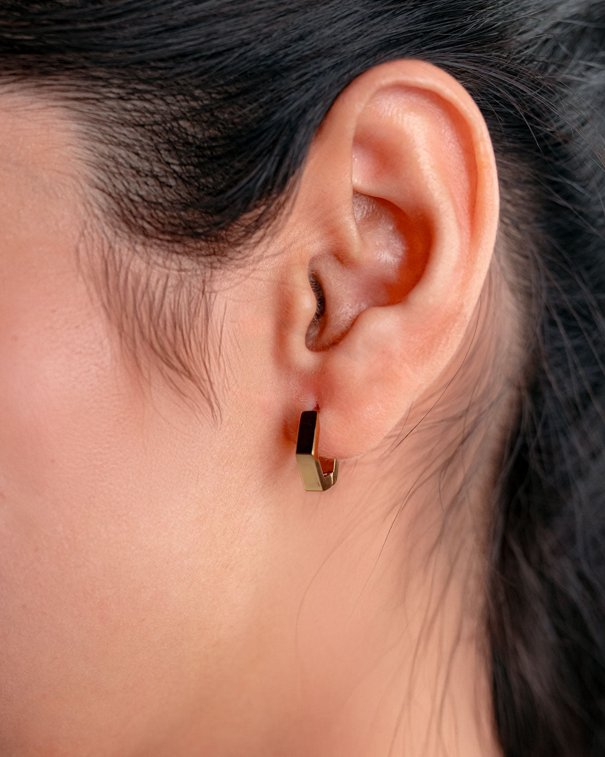 Hexagon Grace Hoops | Womens Earrings | B Classy Lifestyle